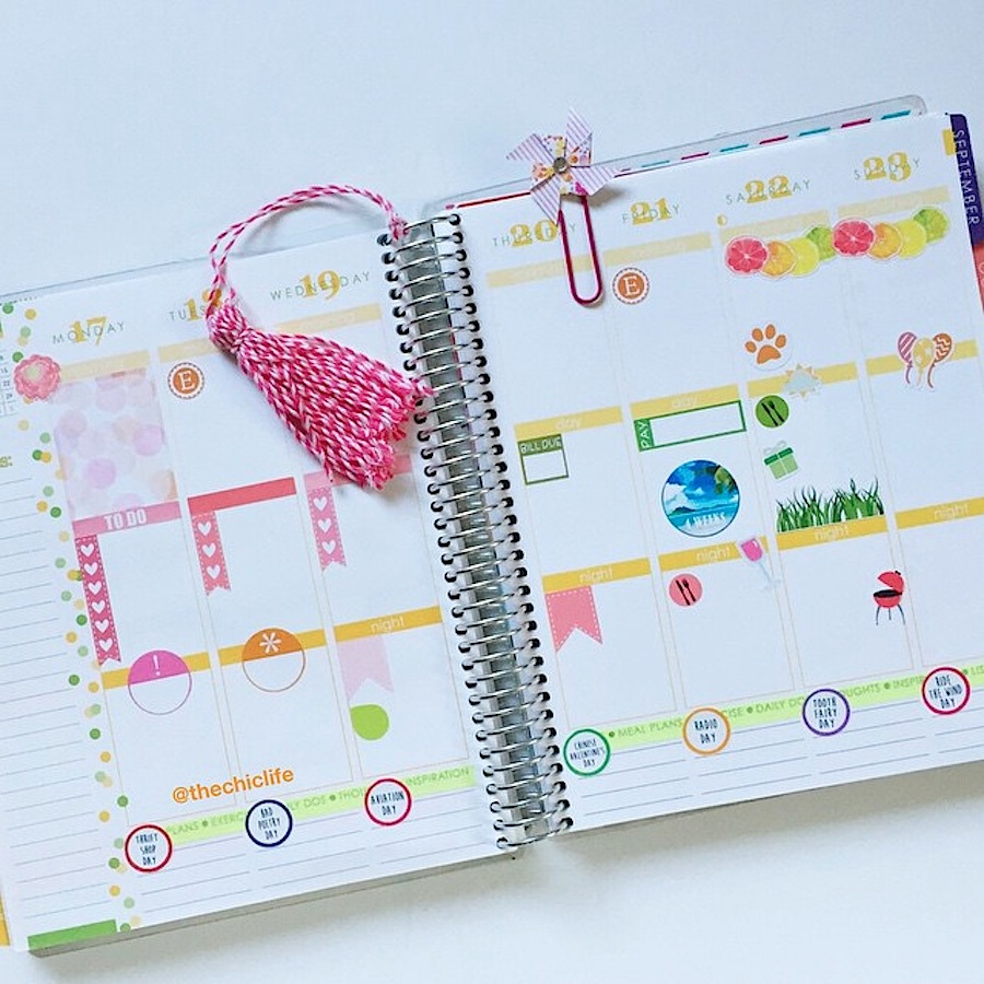 Planner Decoration Ideas August 2015 Erin Condren Vertical The 