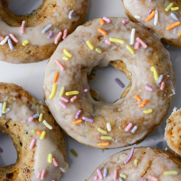 Coconut Cake Batter Doughnuts Recipe | No Refined Sugar | Vegan - The ...