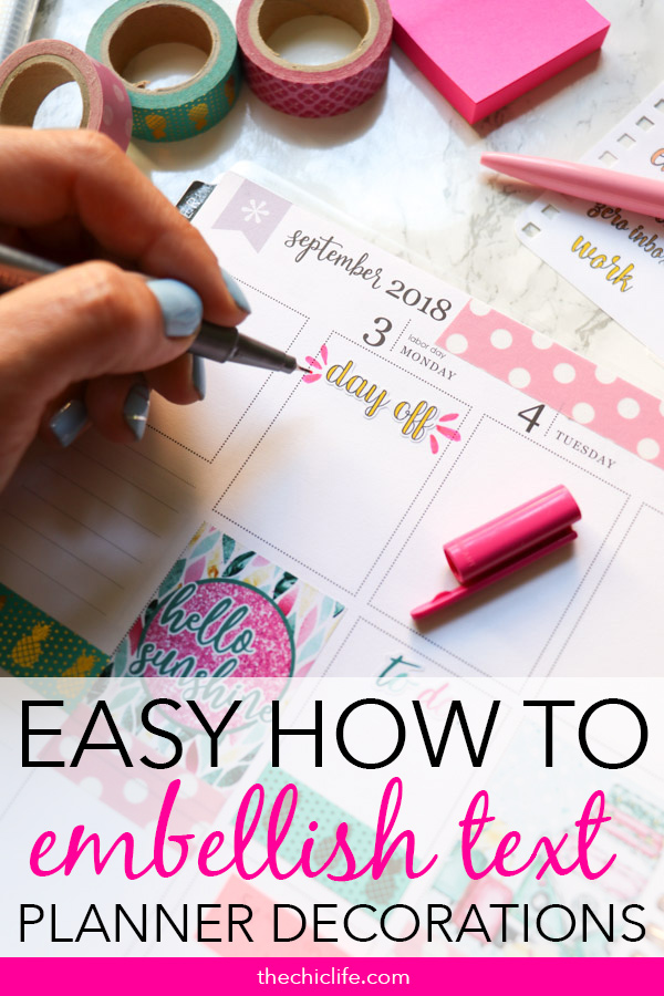  How To Make Text Stand Out In Your Planner Quick Easy Tip The 