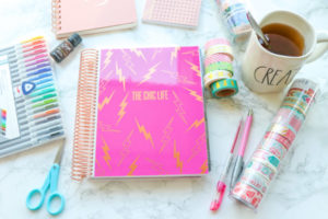 Your First Planner Spread Decorations Plan with Me | Washi Tape Only ...