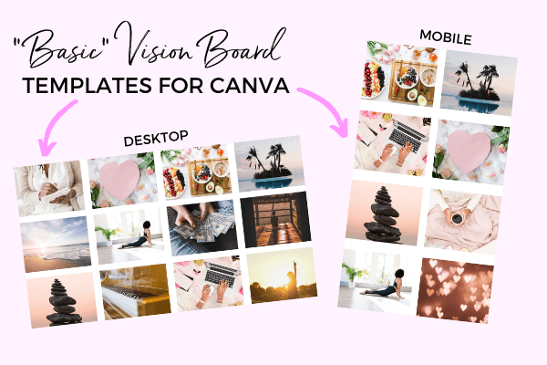 How To Make A Digital Vision Board With Canva Desktop Wallpaper Video 
