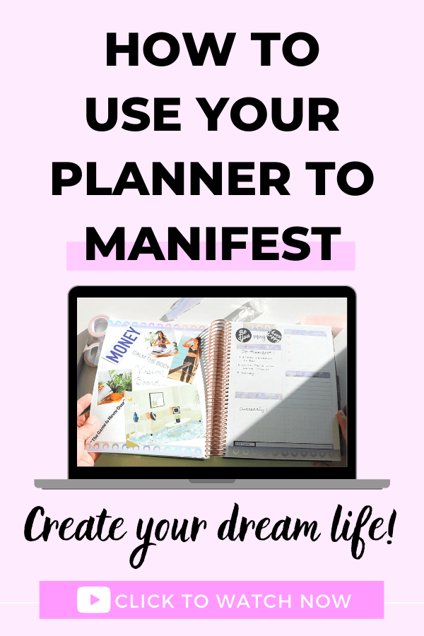How to Use Your Planner to Manifest Your Dreams - The Chic Life