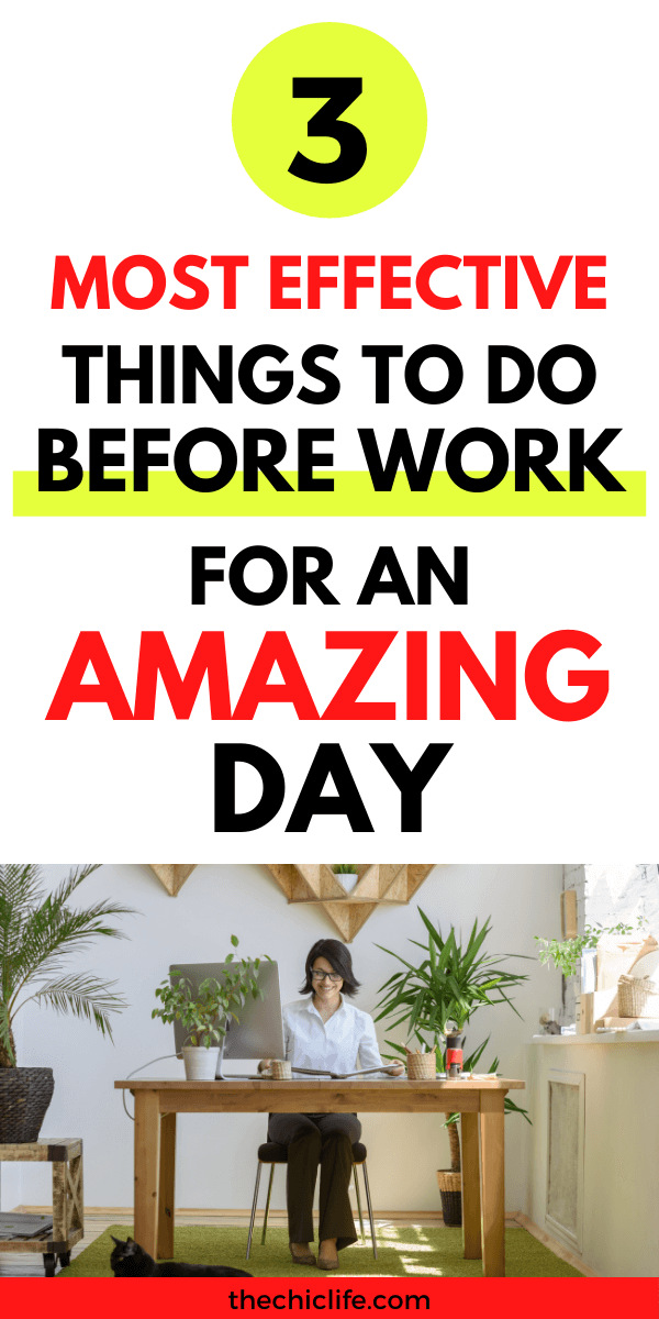 Powerful 3-Step Morning Routine Before Work for High Vibes in 20 ...