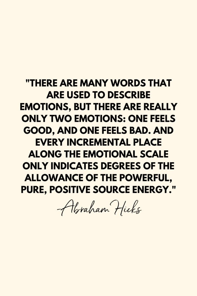 Emotional Guidance Scale by Abraham Hicks: How to Best Use It (FREE ...