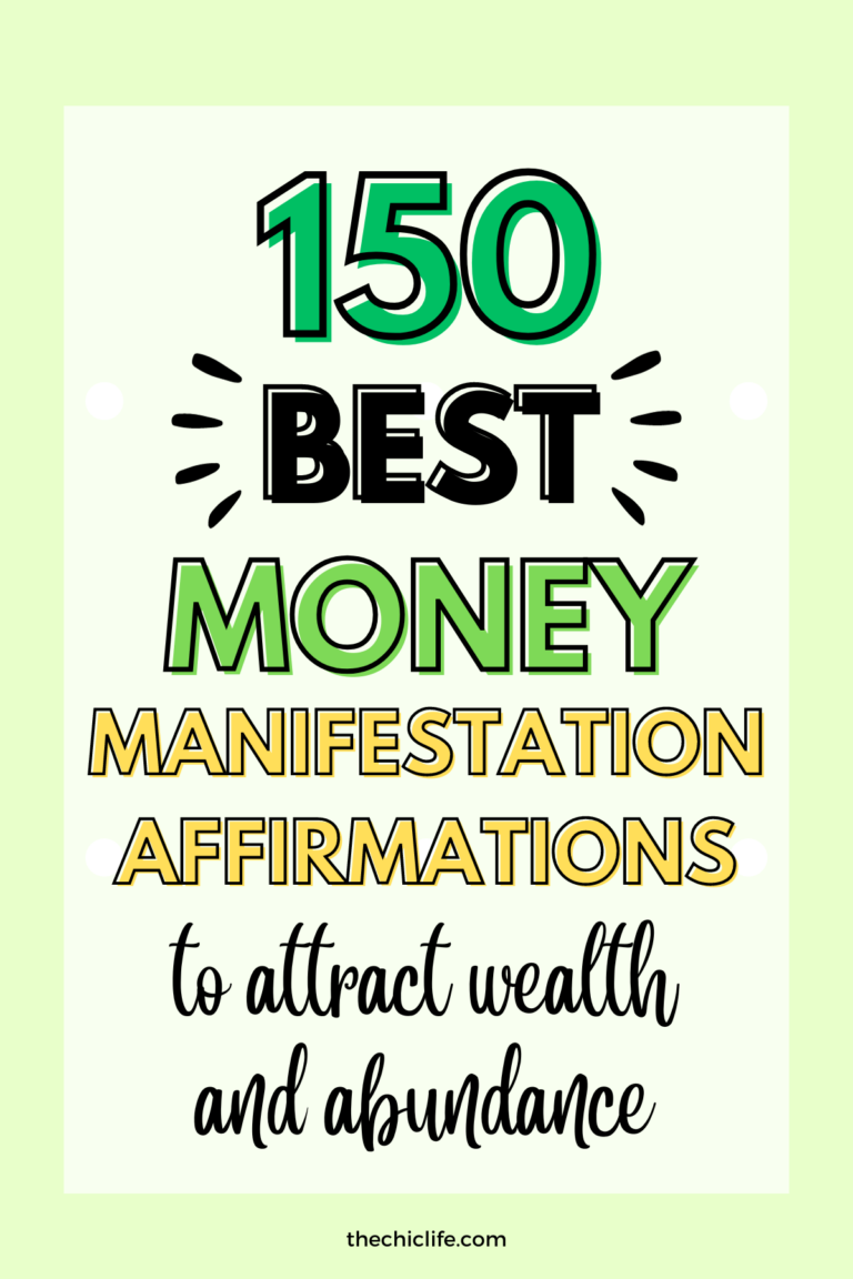 150 Best Money Manifestation Affirmations to Attract Wealth and ...