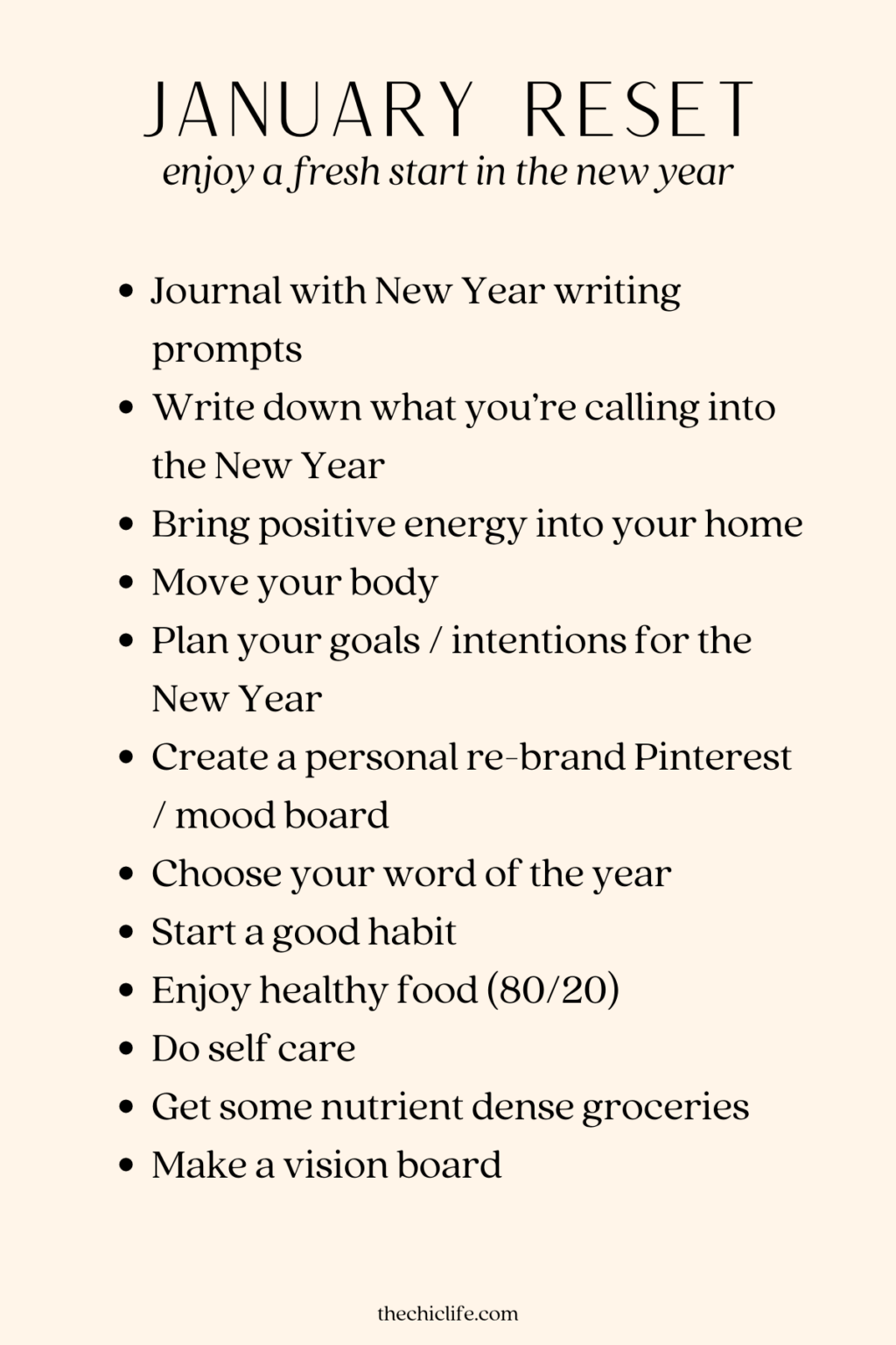 New Year Reset Guide and Checklist 2025 (Prep for Your Best Year Yet ...