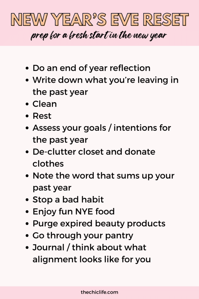 New Year Reset Guide and Checklist 2025 (Prep for Your Best Year Yet ...