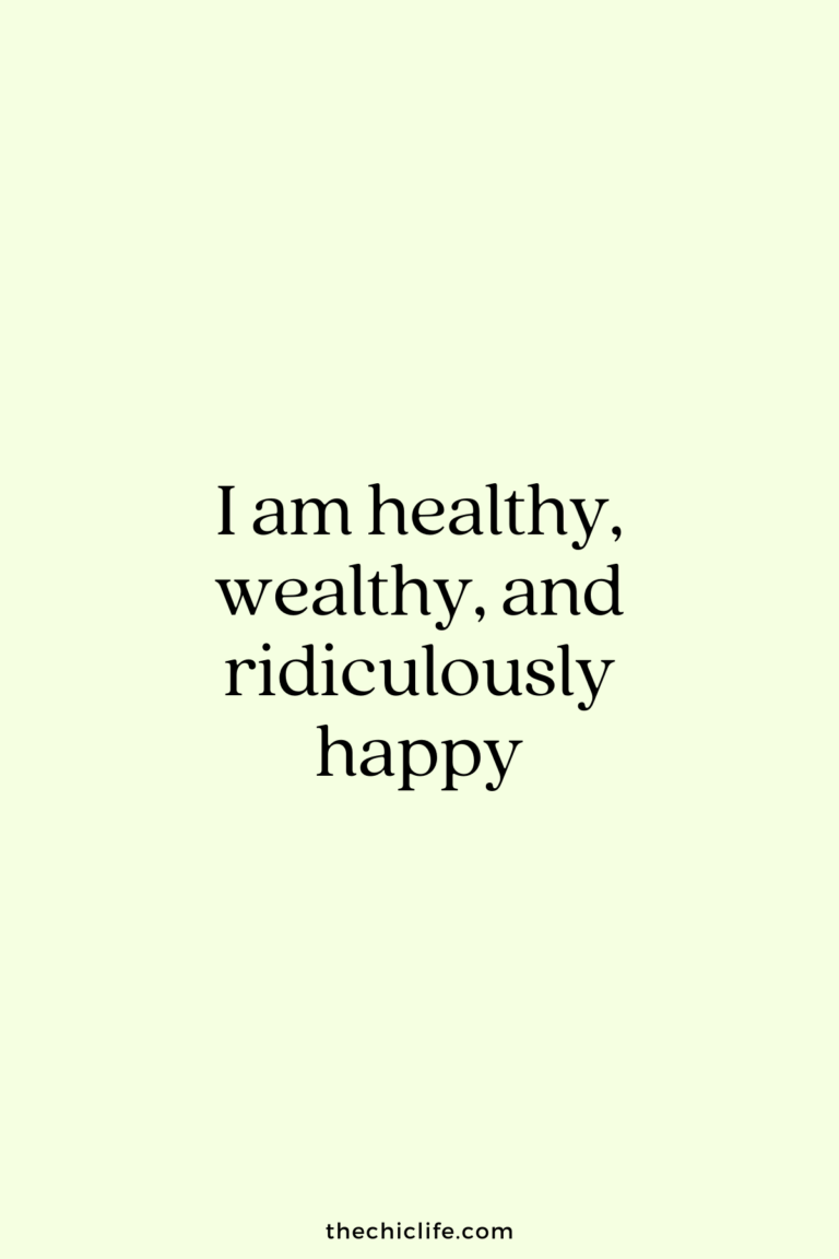 150 Best Health Affirmations for Your Mind, Body, and Soul - The Chic Life