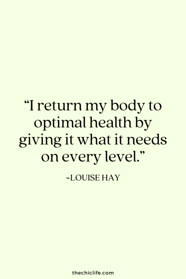 150 Best Health Affirmations for Your Mind, Body, and Soul - The Chic Life