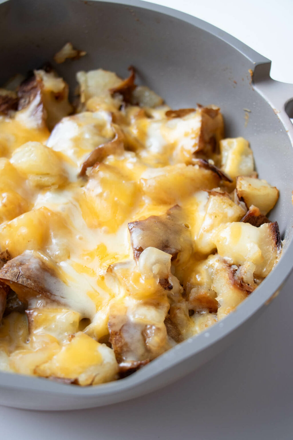 Quick and Easy Cheesy Leftover Baked Potato Hash Browns Recipe - The ...