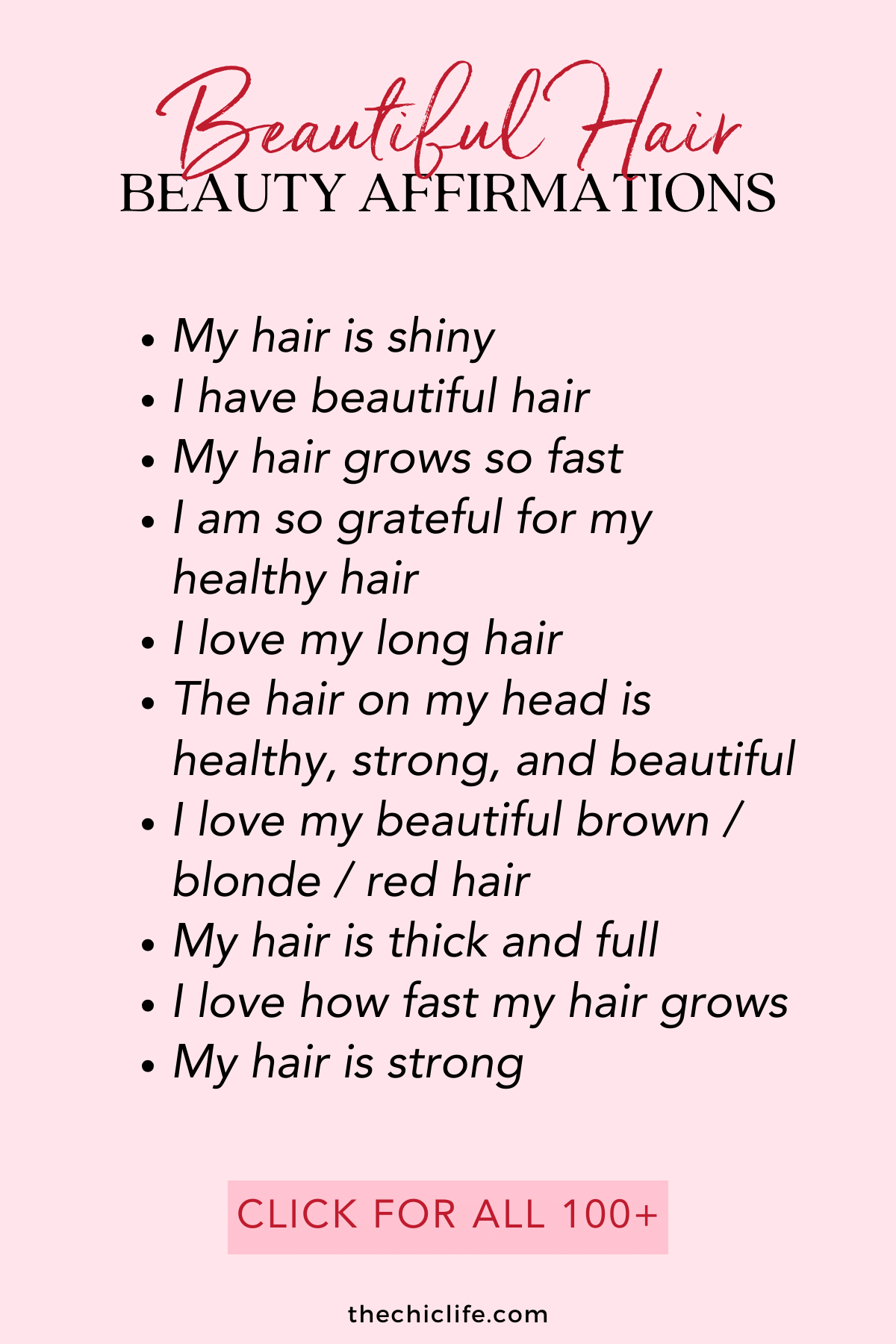 100+ Best Beauty Affirmations for Physical Beauty, Natural Beauty, and ...