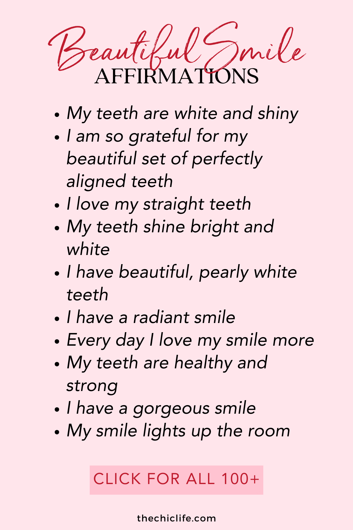 100+ Best Beauty Affirmations for Physical Beauty, Natural Beauty, and ...
