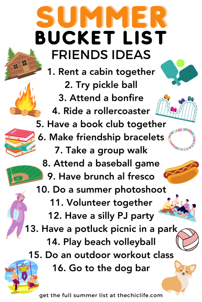 100+ Best Summer Bucket List Ideas 2025 (For Couples, Family, Friends ...