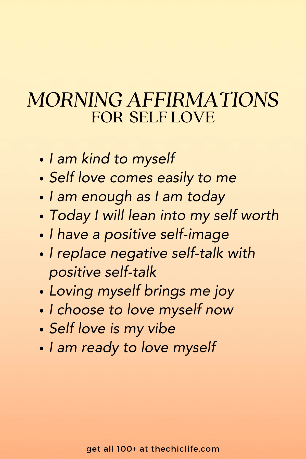 100+ Powerful and Positive Morning Affirmations (Gratitude, Abundance ...