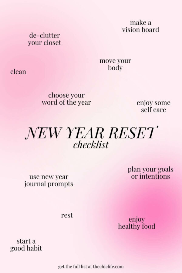 New Year Reset Guide and Checklist 2025 (Prep for Your Best Year Yet ...