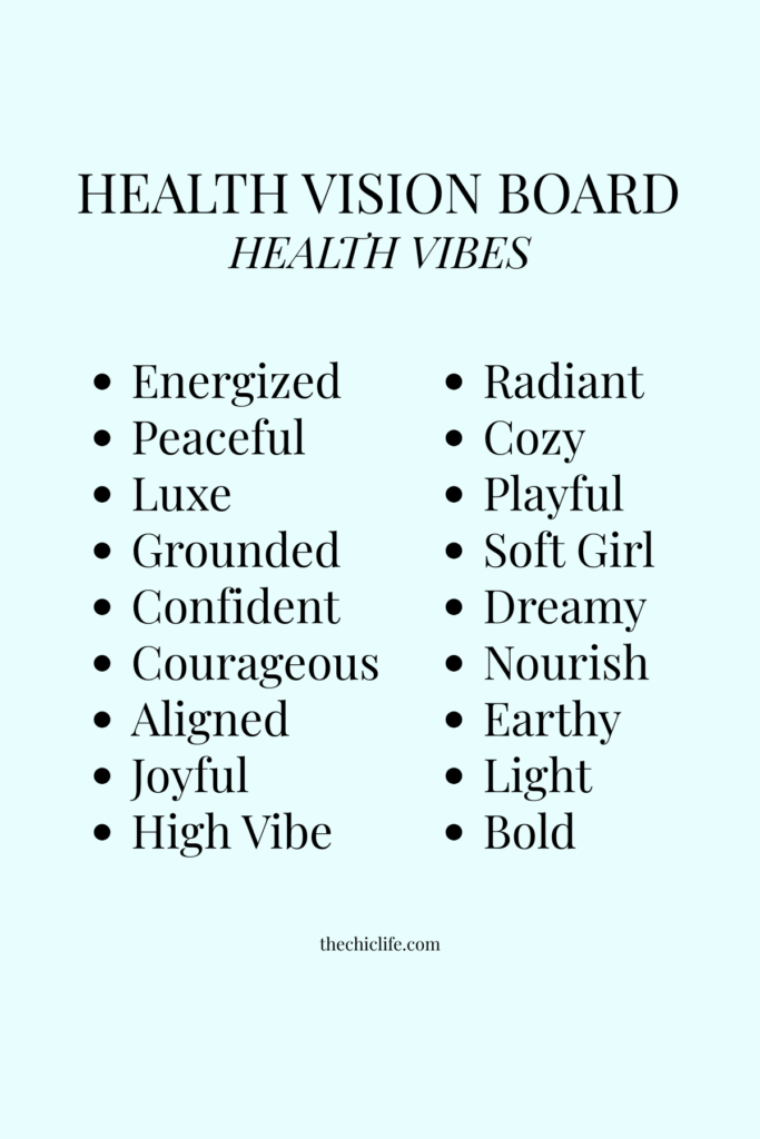 How to Create a Health Vision Board (Healthy Lifestyle Planning) - The ...