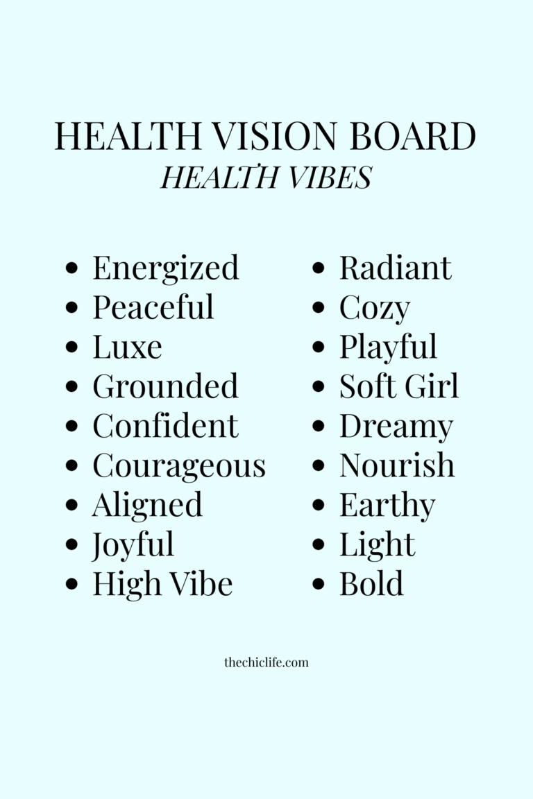 How to Create a Health Vision Board (Healthy Lifestyle Planning) - The ...