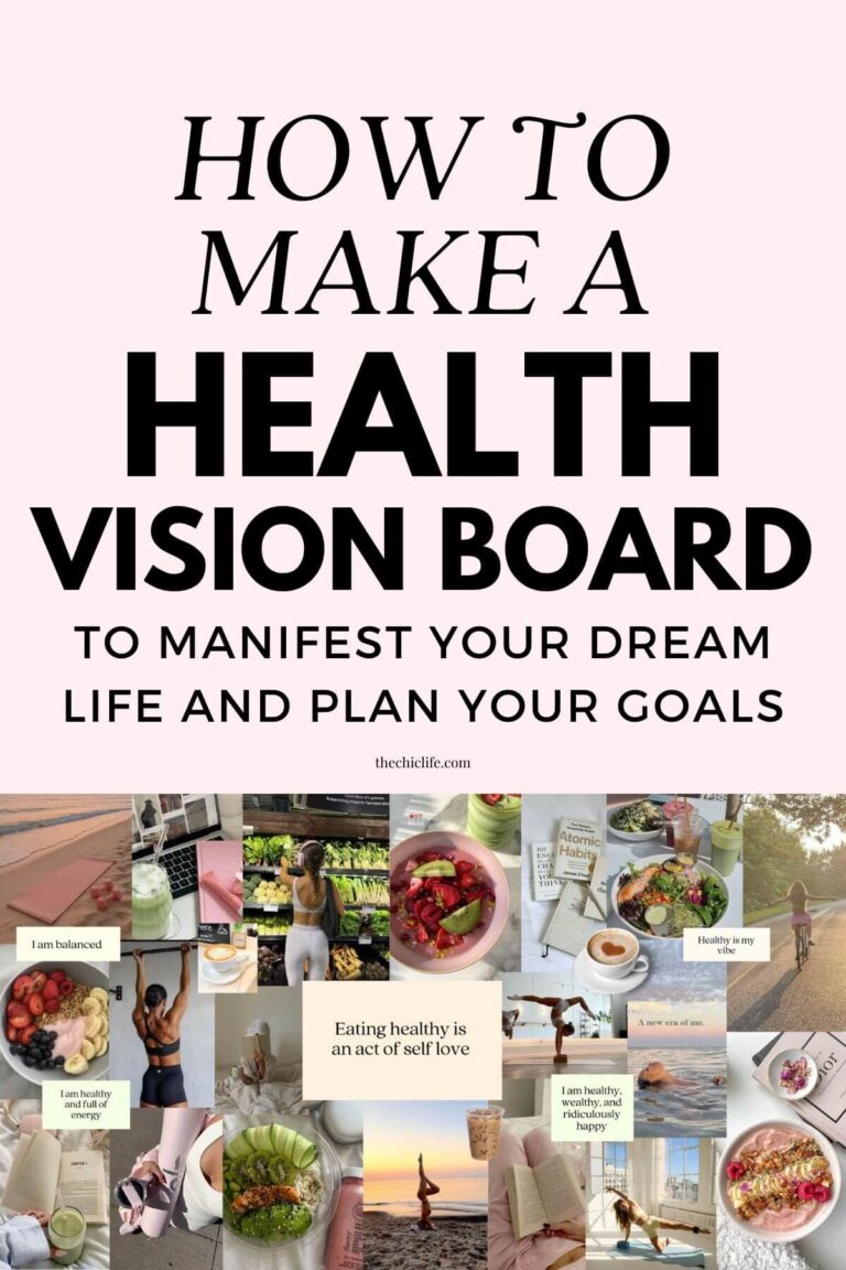How to Create a Health Vision Board (Healthy Lifestyle Planning) - The ...