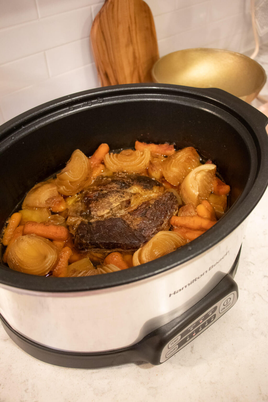 Easy French Onion Pot Roast Recipe (Slow Cooker) - The Chic Life