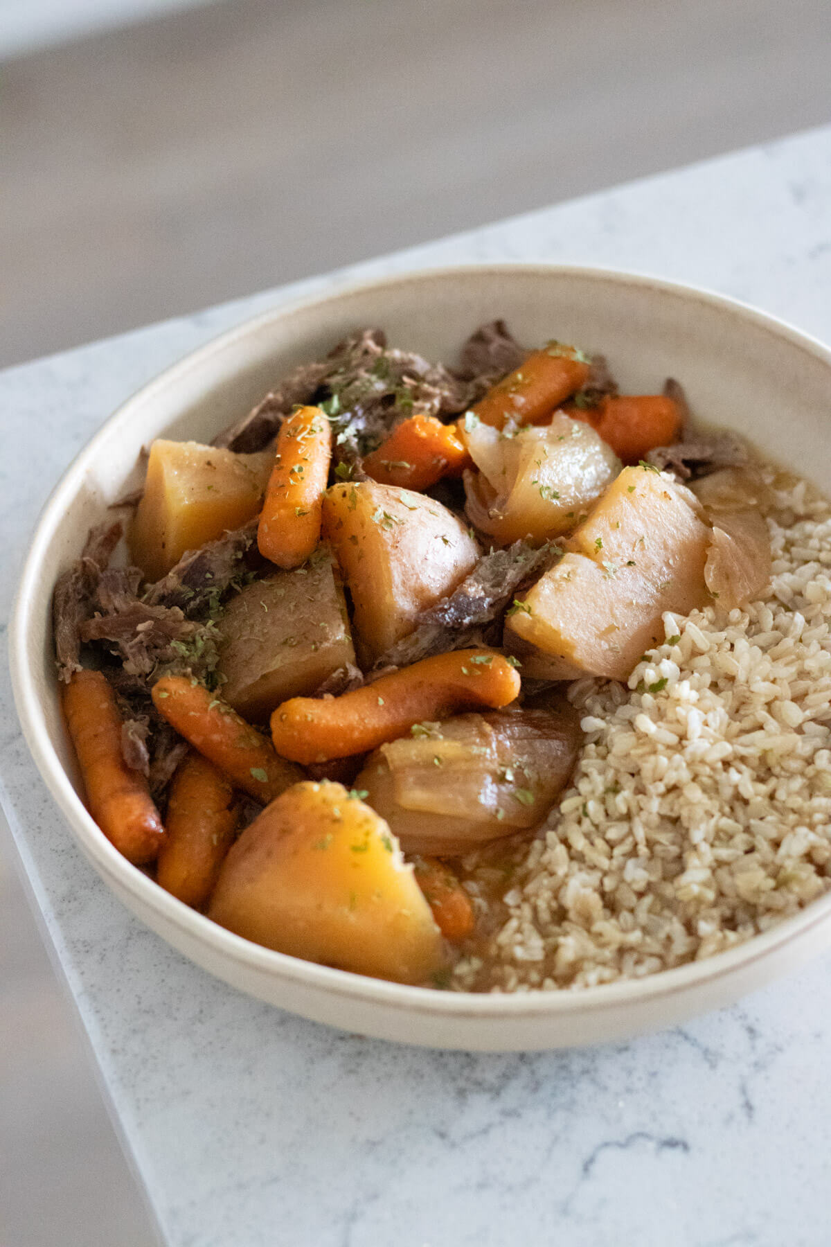 Easy French Onion Pot Roast Recipe (Slow Cooker) - The Chic Life